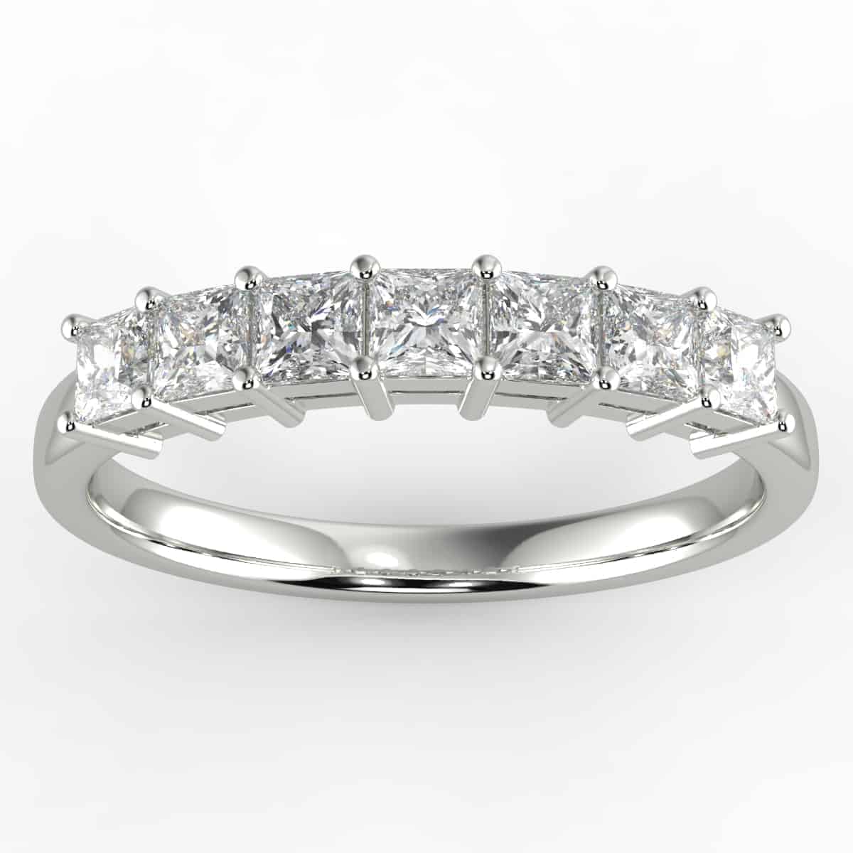 7-Stone Diamond Anniversary Ring (1cttw) - Jewelry Exchange