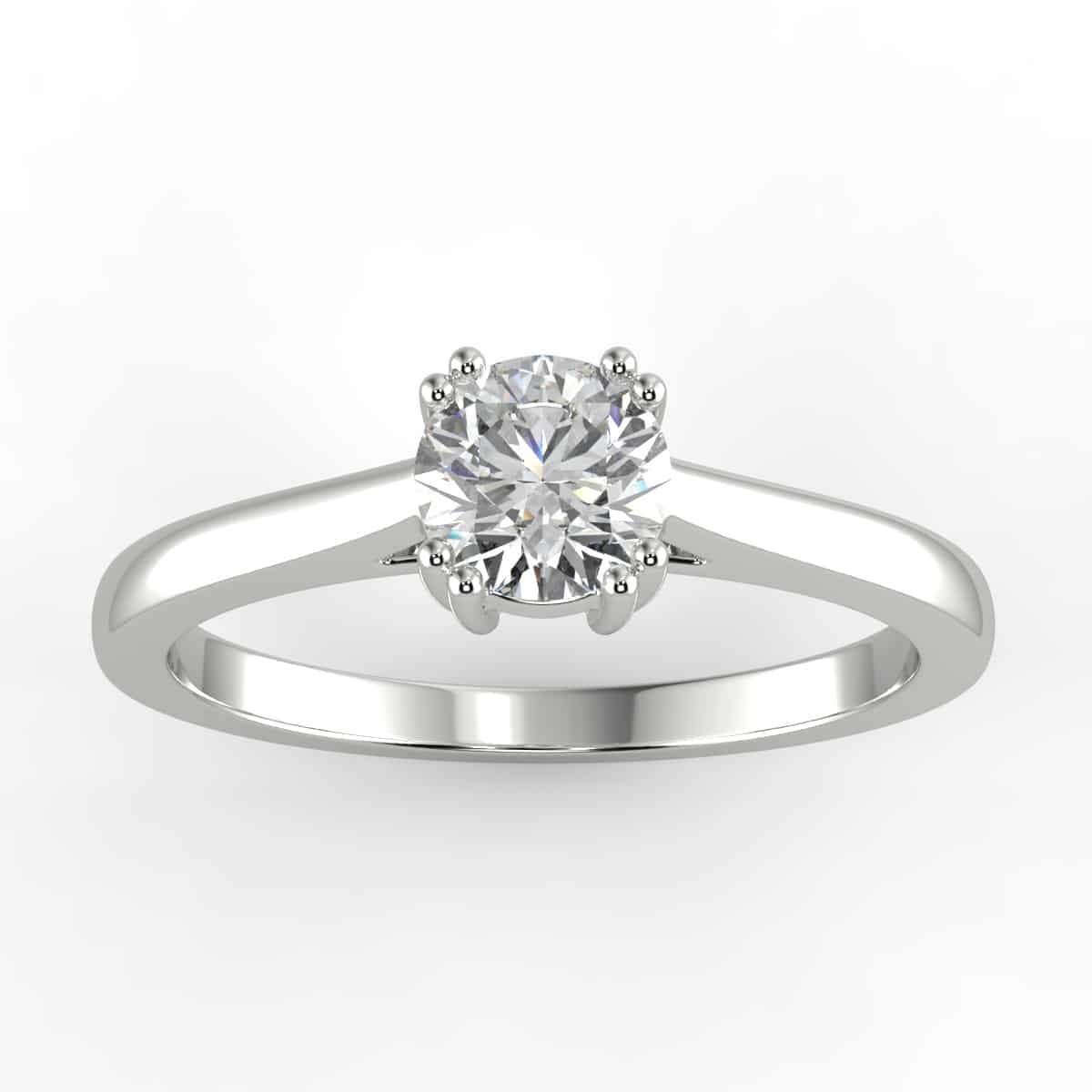 Solitaire Mount (14K Gold) - Jewelry Exchange