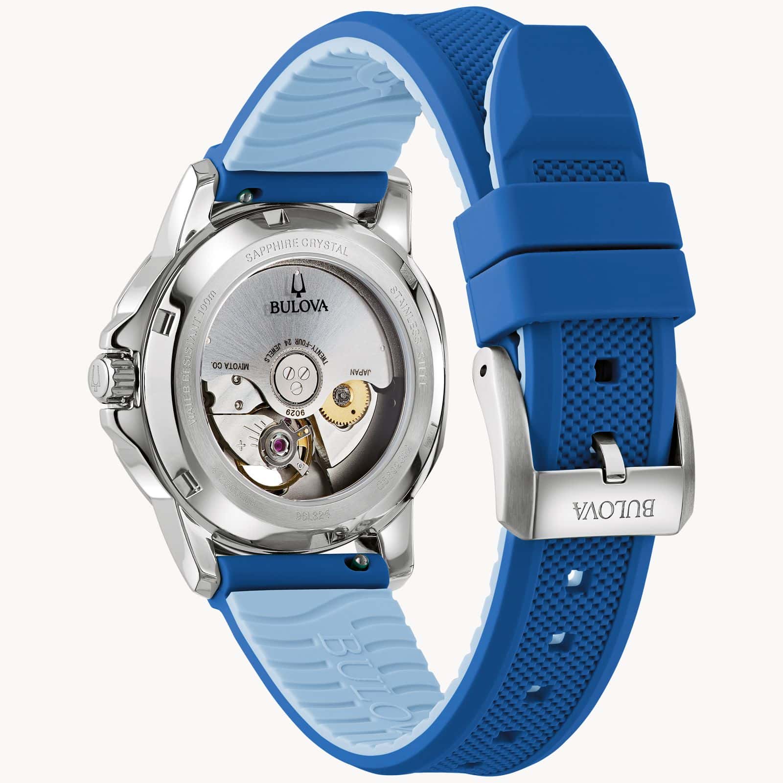 Bulova Marine Star Blue Band - Jewelry Exchange