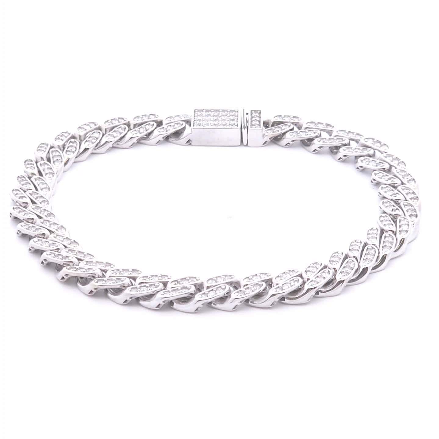 Diamond Gents Bracelet (2cttw) - Jewelry Exchange