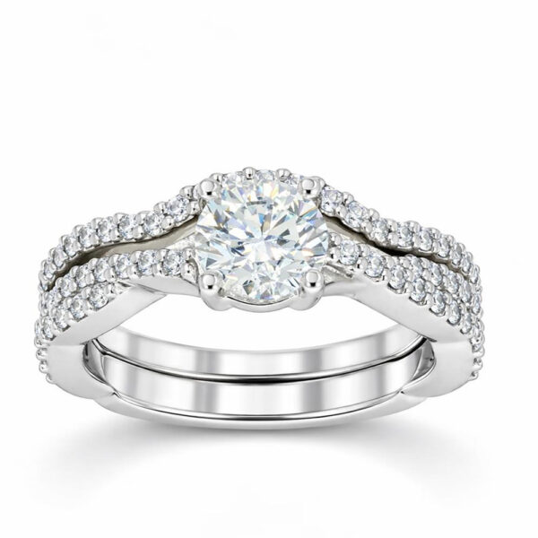 2-Piece Diamond Wedding Ring (1 3/4cttw) - Jewelry Exchange